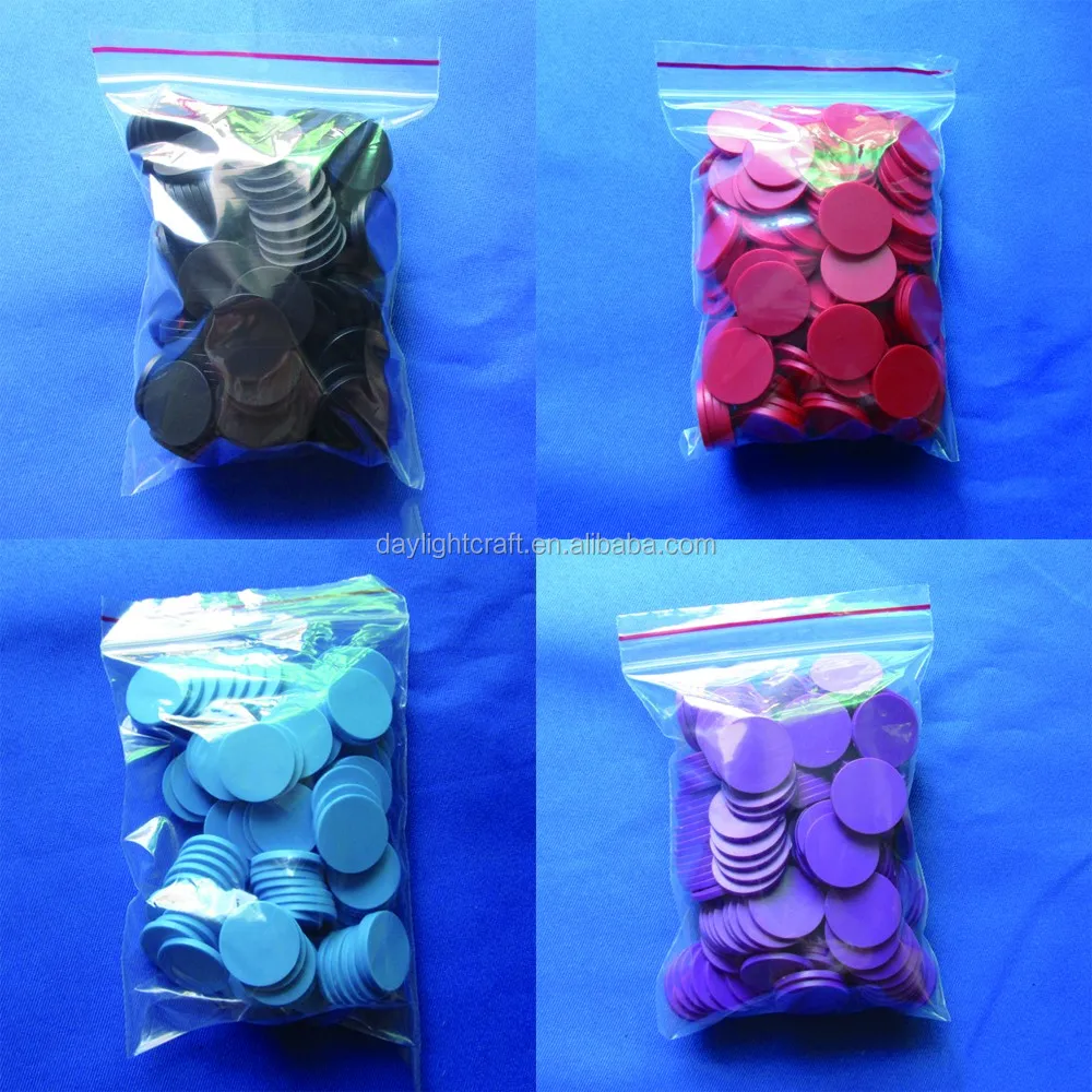 250-pack 1 Inch Plastic Red And Blue Two Color Counters Kids Math ...