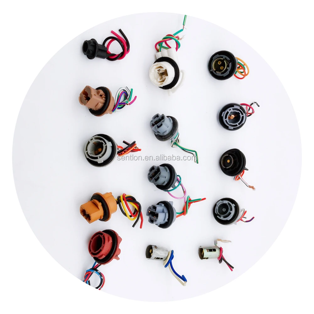 7443 T20 Sockets Female Adapter for Turn Signal/reverse Light Bulbs