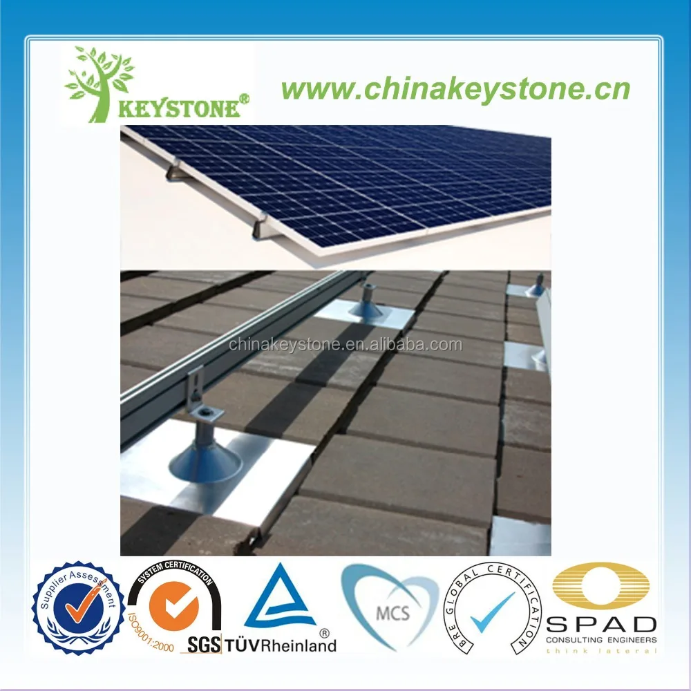 2016 Solar Flashing Mounting Kit Aluminum Plate For Asphalt Shingle ...