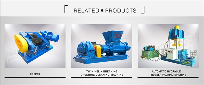 Dry Prebreaker Twin Helix Pre Breaker Natural Rubber Machine