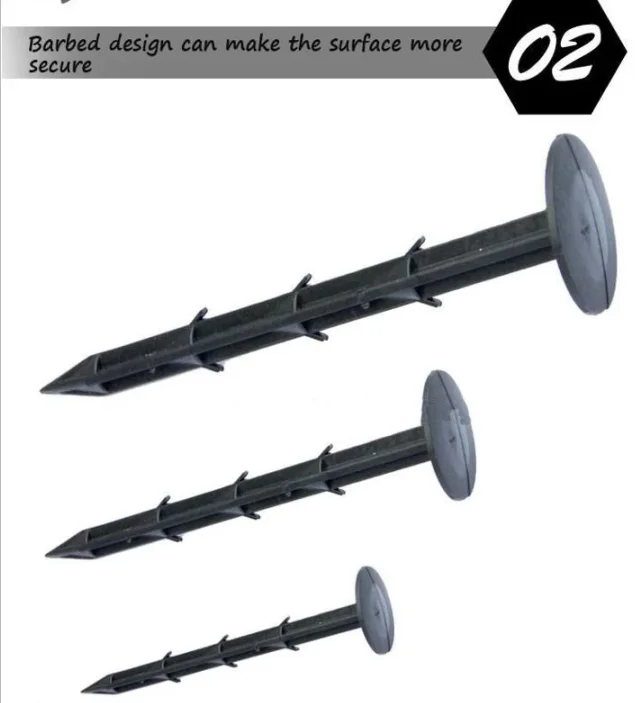 Plastic Garden Securing Pegs - Durable Weed Control Tools