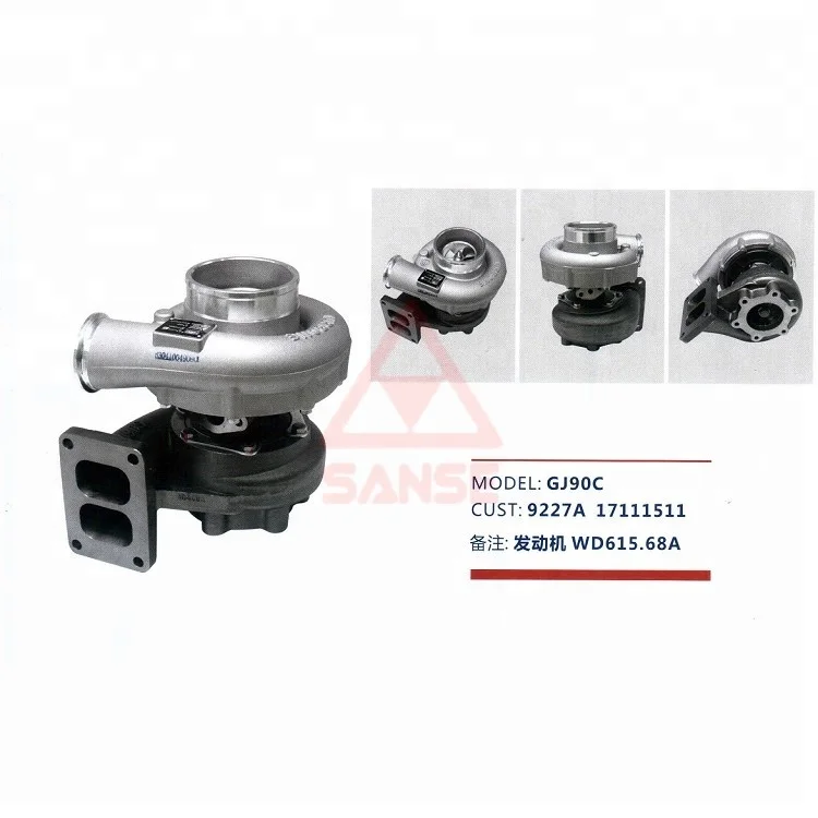 GJ90C Turbo Kit WD615.68A for Car Engine Parts - 6 Month Warranty