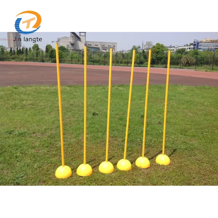 Football Training Poles with Base - Speed & Agility Coaching