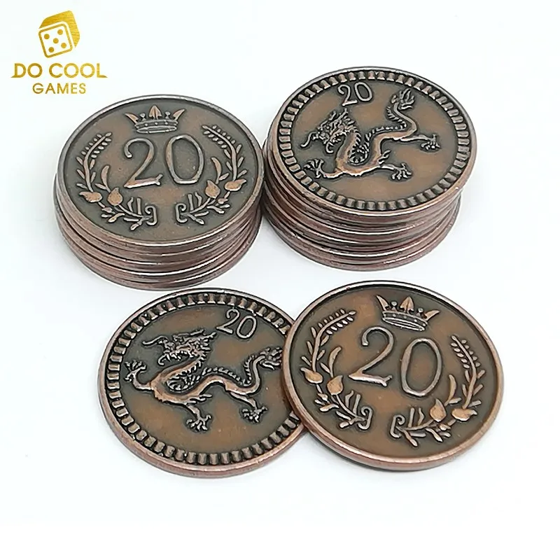 Promotional Metal Custom Dollar Metal Token For Board Game - Buy Metal ...
