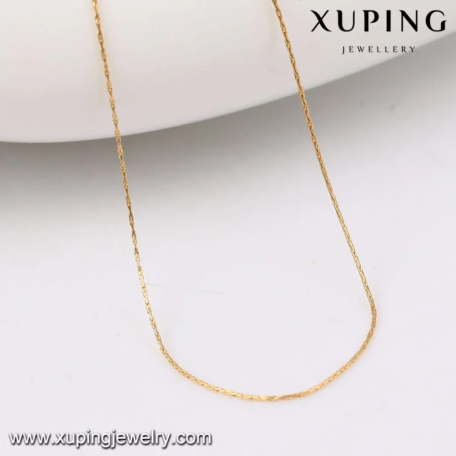 42963 -xuping Simple Style Gold Chain Jwelleries Necklace Women - Buy ...