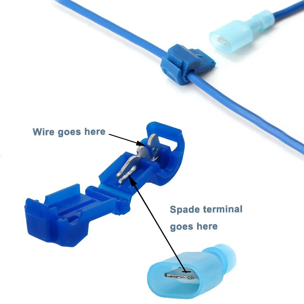 Electrical Lock Crimp Splice Connectors - Quick Wire Terminals