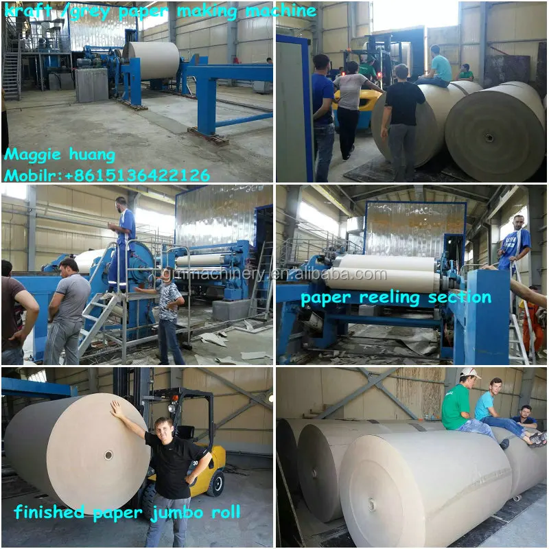 Carton Craft Paper Jumbo Roll Machine - Corrugated Paper Maker
