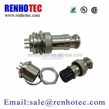 Aircraft Bulkhead Circular 5 Pin Electrical Connector - Buy 5 Pin ...