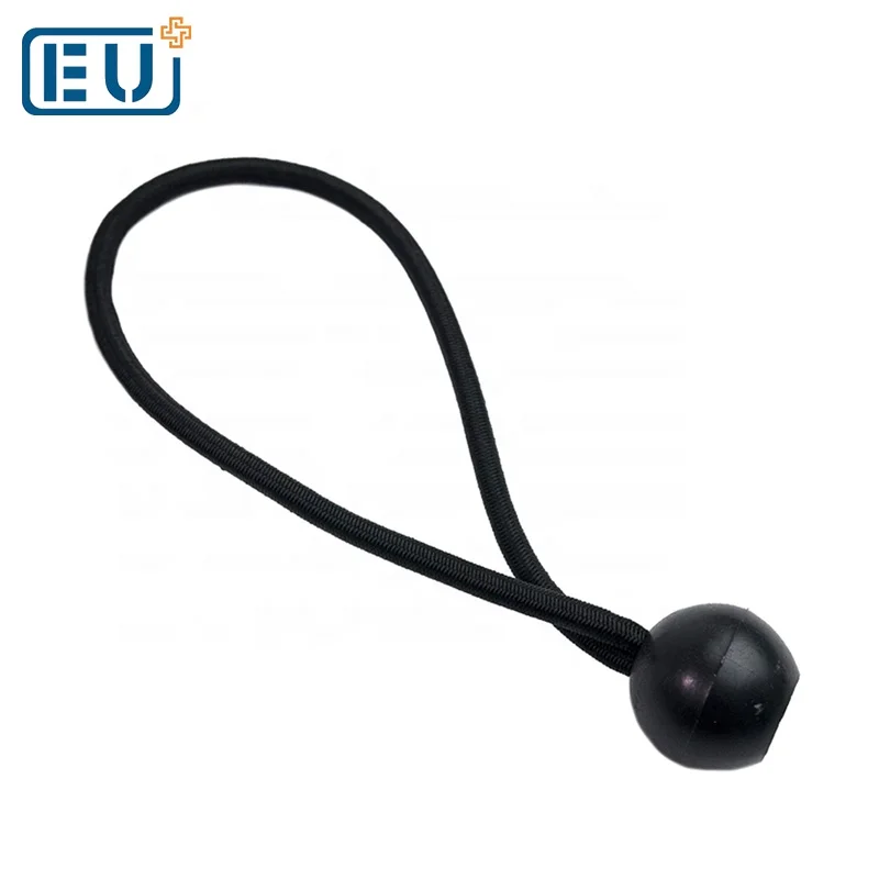 Black String Canopy Tarp Bungee Ball Elastic Cords Tie Downs Straps ...