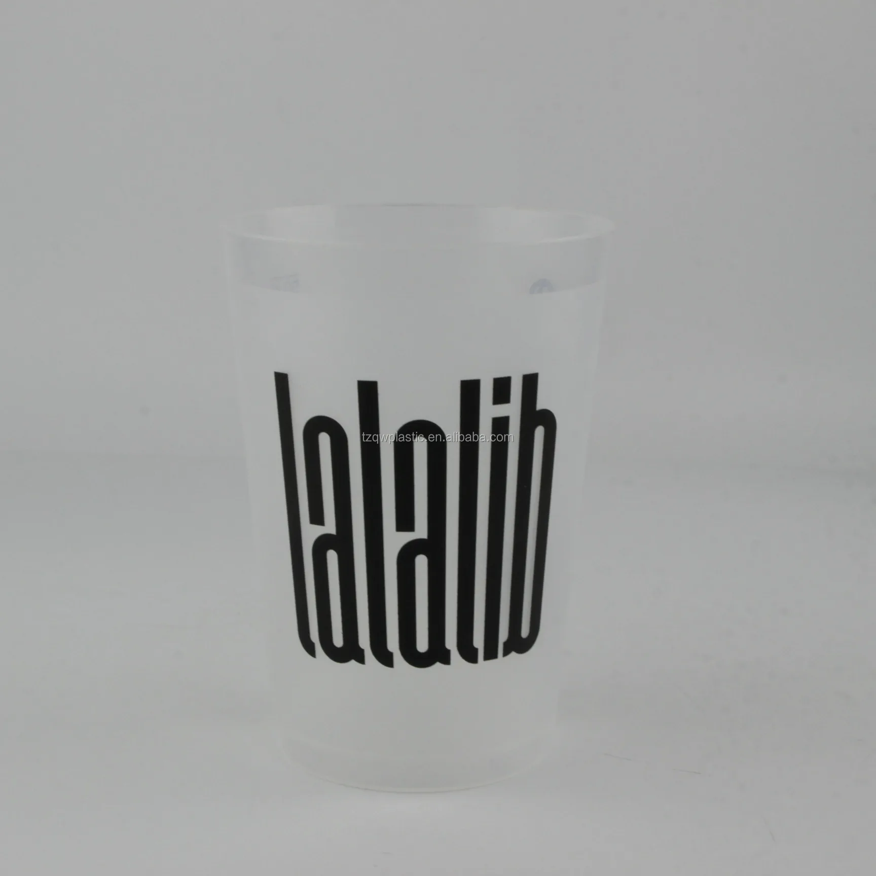 16oz Frosted Plastic Cups, 25 Pack, Fun & Chic Unbreakable Reusable ...