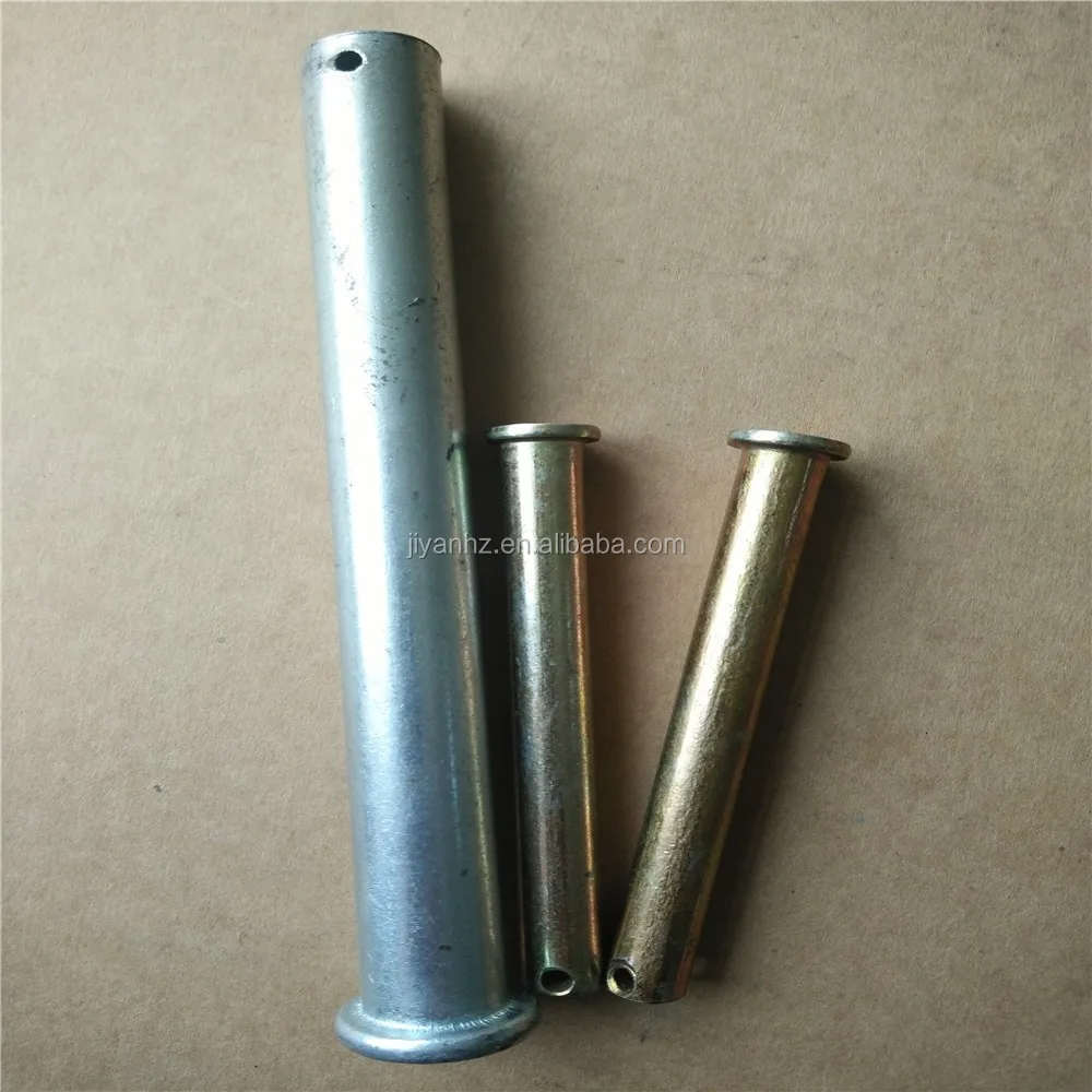 Hardened Straight Flat Head Dowel Pin Brass Solid Steel Rivet Pin With ...