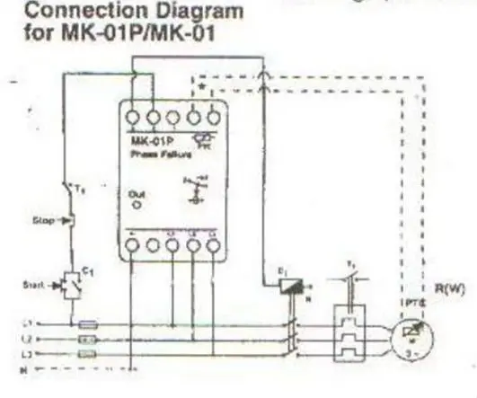 MK-01 Phase Failure Device Relay - Miniature Voltage Relay for High ...