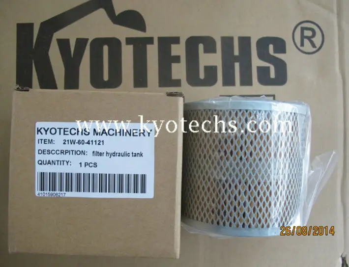 Excavator Hydraulic Tank Filter For 21w-60-41121 21w-60-41120 21w-60 ...