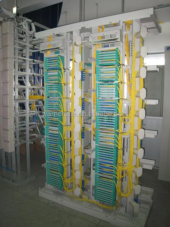 W-tel Indoor Odf Cabinet With 12 24 48 Core Fiber Splice Tray Optical ...