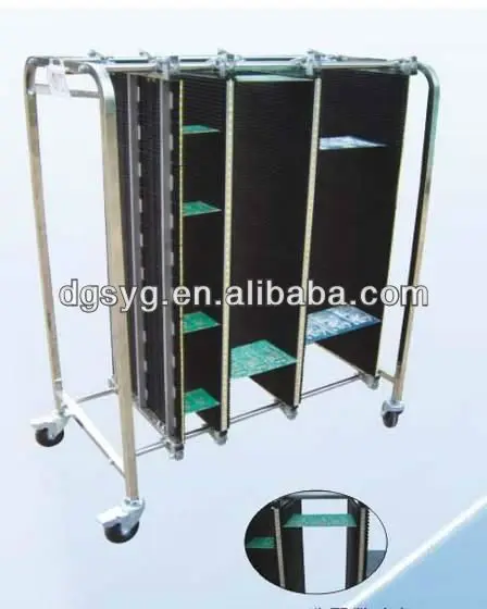 ESD PCB Magazine Storage Trolley - Easy Moving & Storage