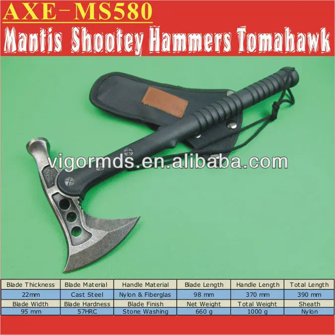 (axe-ms580) 15.35" Mantis Ultimate Tactical Outdoor Camping Hiking ...