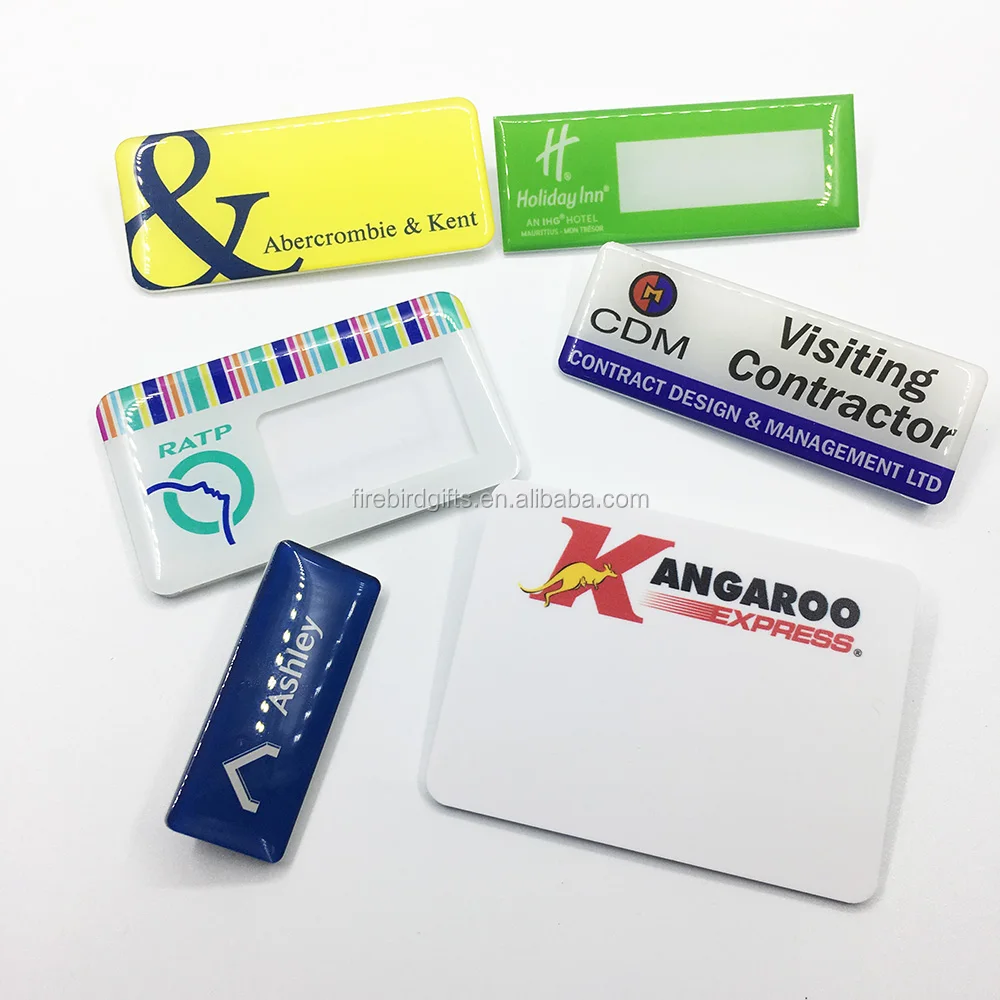 Custom Identification Changeable Reusable Magnetic Waiter Clothing ...