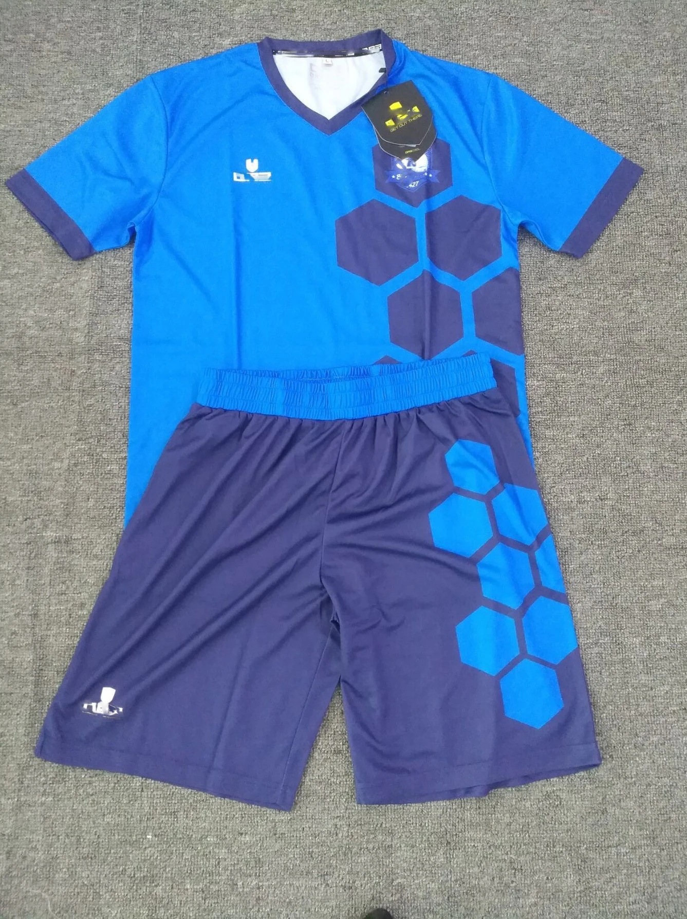 Wholesale Bulk Sublimation Soccer Uniform Set China Football Shirt ...