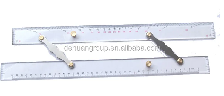 Customized Nautical Equipment Plastic Marine Navigation Parallel Ruler ...