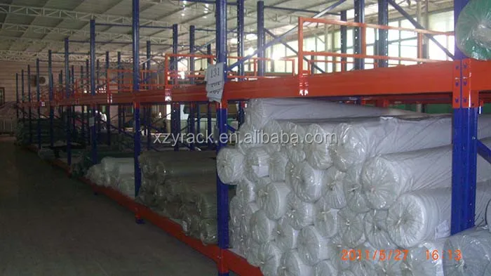 Almacén Industrial pesado estante estantes para rollos de tela de ...