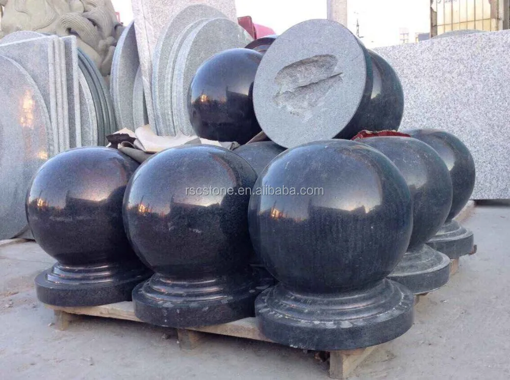 Polished Car Parking Stop Ball Stone - Durable & Stylish