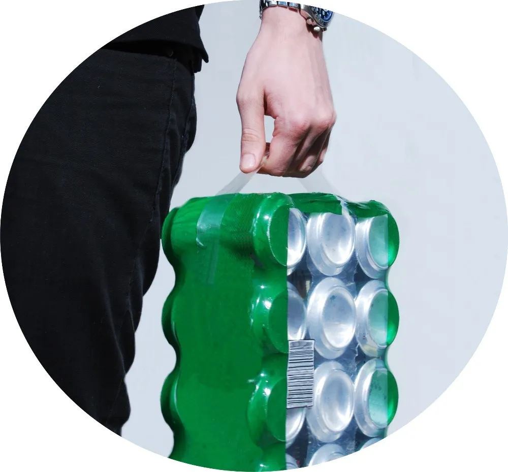 Transparent Adhesive Carry Handles For Cans Beer Bopp Tape - Buy Carry ...