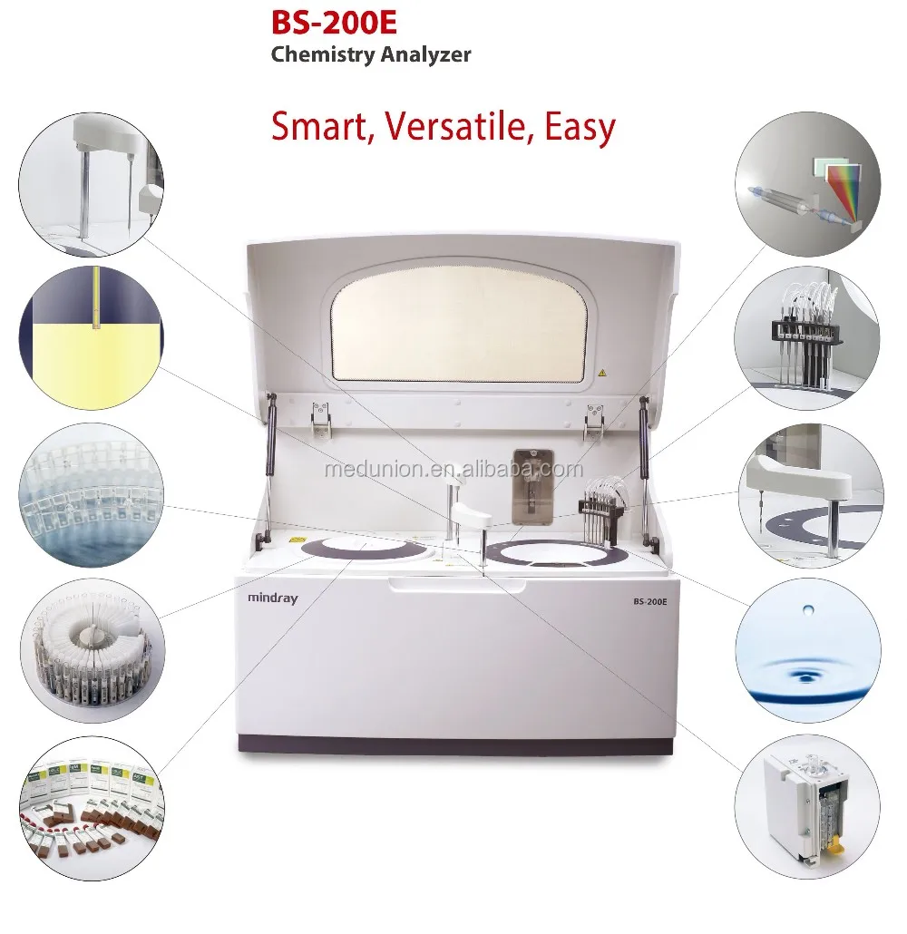 Smart,Versatile,Easy Mindray Full Automated Chemistry Analyzer Bs-200e ...
