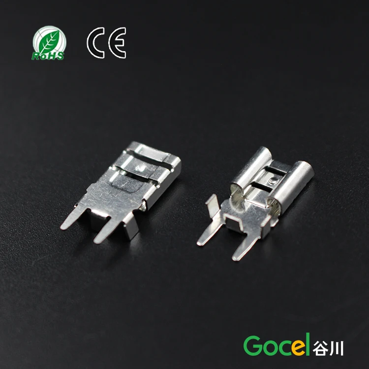 6.3mm Female PCB Terminal - Reliable Electrical Connector