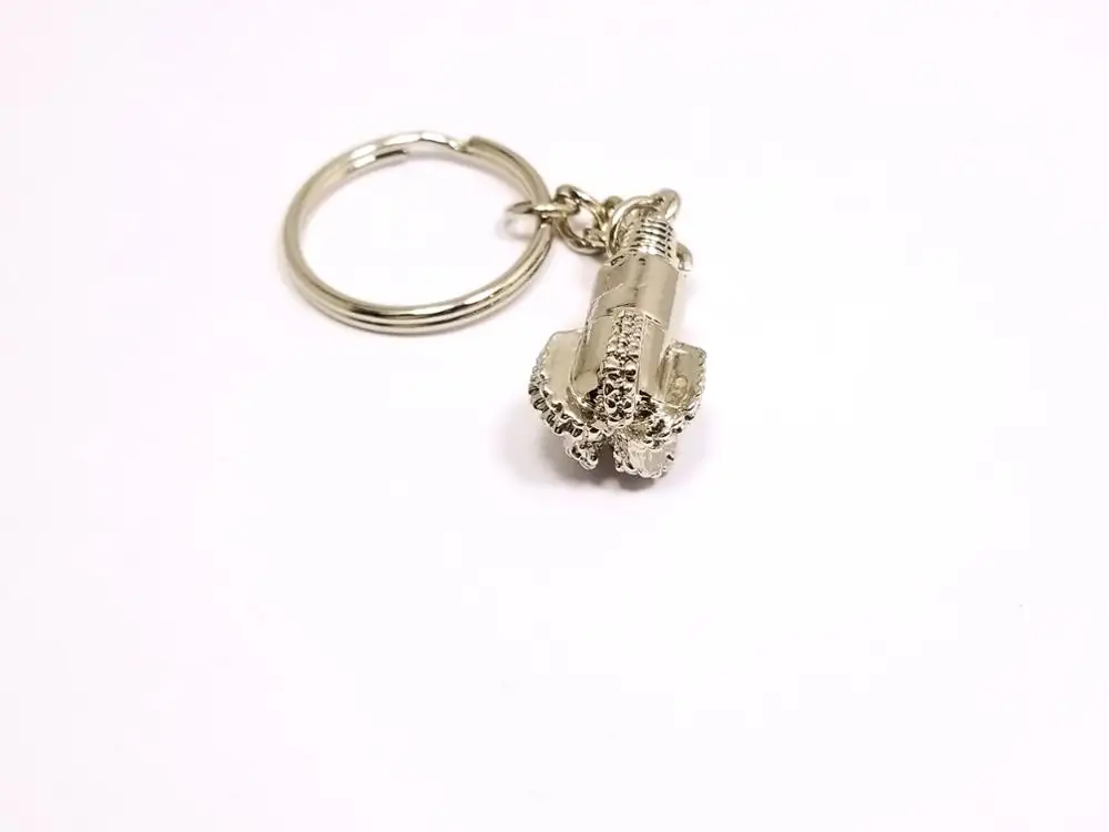 Custom Metal Mini Drill Bit Tool Keychain,Oilfield Drill Bit Keychain ...