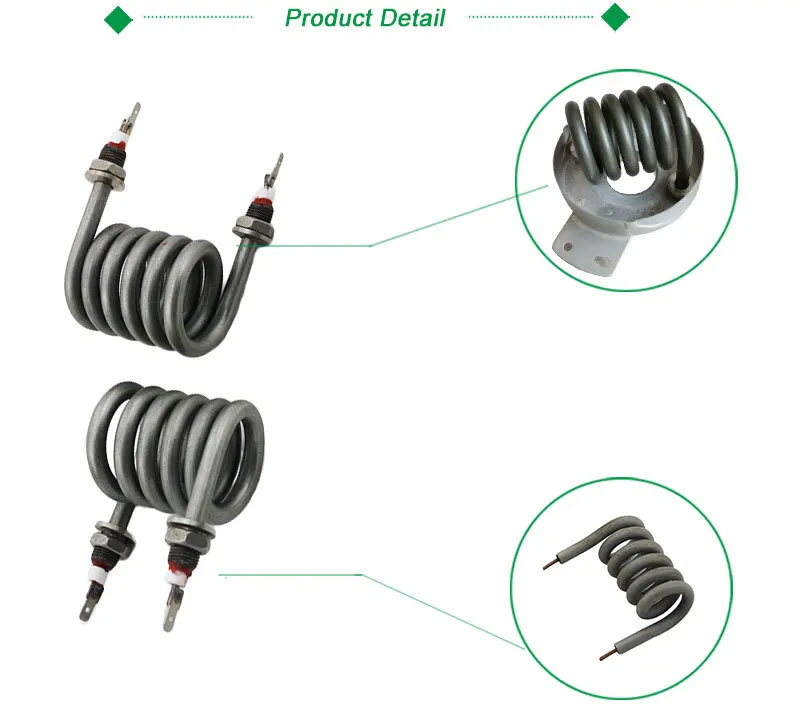12 Volt Dc Electric Coil Spiral Heating Element - Buy Dc Heating ...
