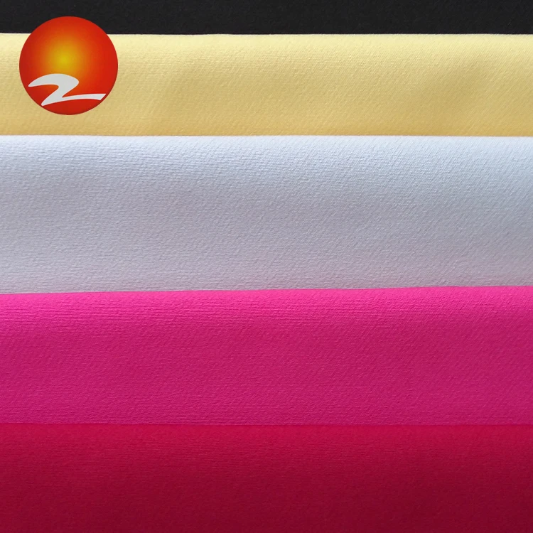 Popular Textile Plain Elastane 96 Polyester 4 Spandex Fabric - Buy ...