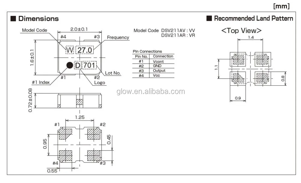 Kds Dsv221sv Smd Voltage Controlled Crystal Oscillators - Buy Dsv221sv,Vcxo,Voltage Controlled ...