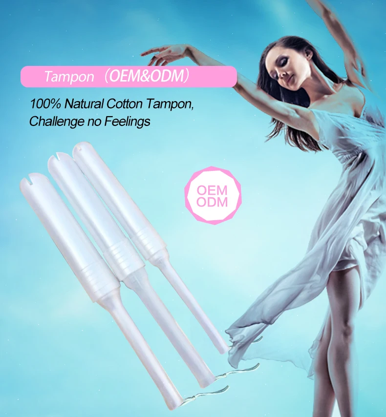 Customized Package Women Tampons With Plastic Applicator Women Tampons ...