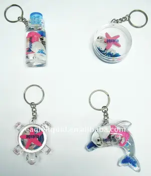 Floater Inside Filled Aqua Acrylic Liquid Keychain - Buy Acrylic Liquid ...