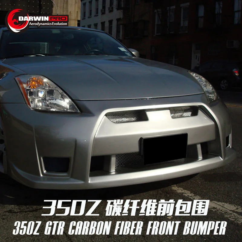 Darwinpro Gtr Style Front Bumper Of Body Kit Parts For 2003-2008 For ...