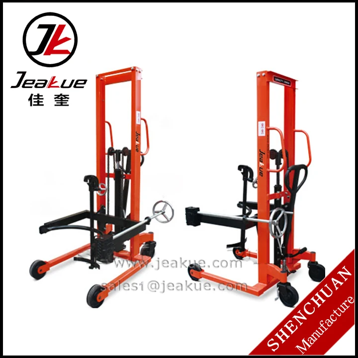 350kg Manual Hydraulic Oil Drum Lifter - Efficient & Durable