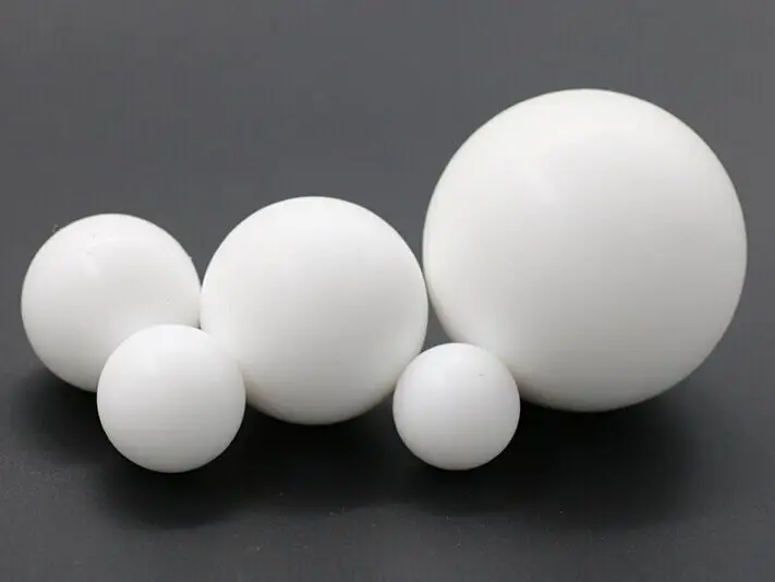 White Pure Ptfe Valve Balls Ptfe Ball Virgin Ptfe Ball - Buy Ptfe Ball ...