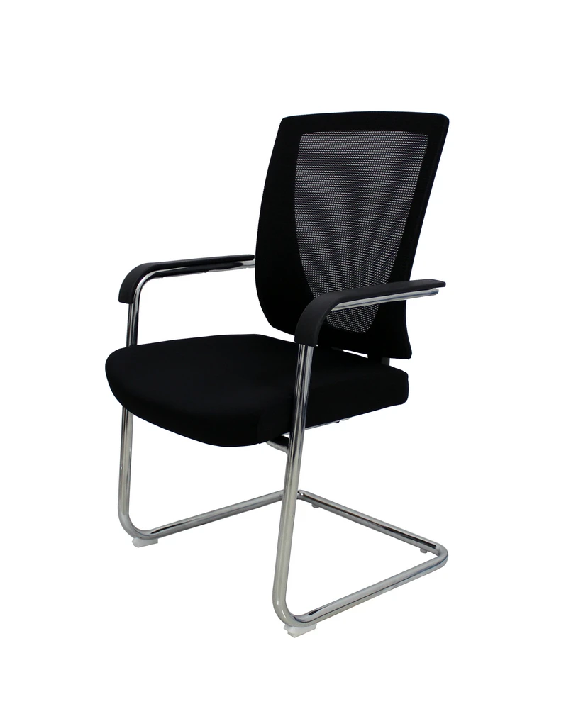 Best Quality Middle Back Office Meeting Mesh Chair Without Wheels ...
