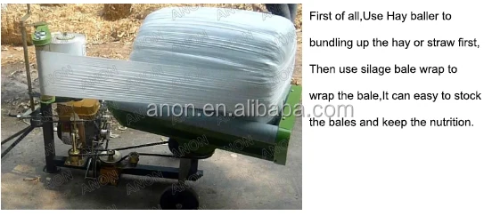 ANON Hay Bale Wrapping Machine - Efficient & Safe Solutions