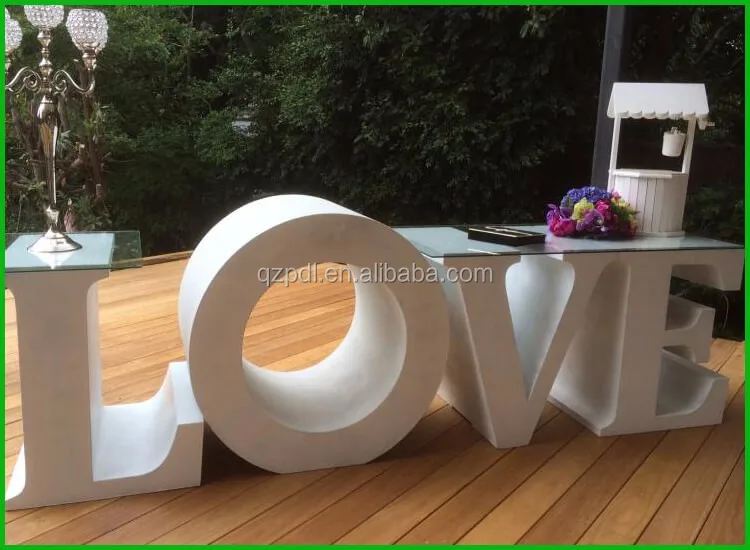 High Quality Custom Love Letter Table For Wedding Event - Buy Love ...