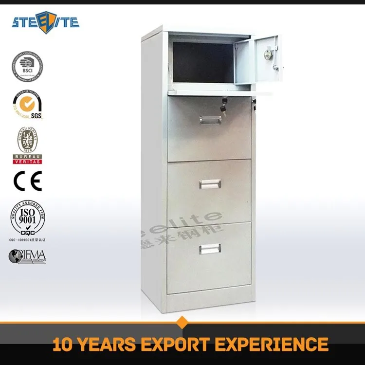 Security Combination One Four Drawer Filing Cabinet With Lock - Buy ...