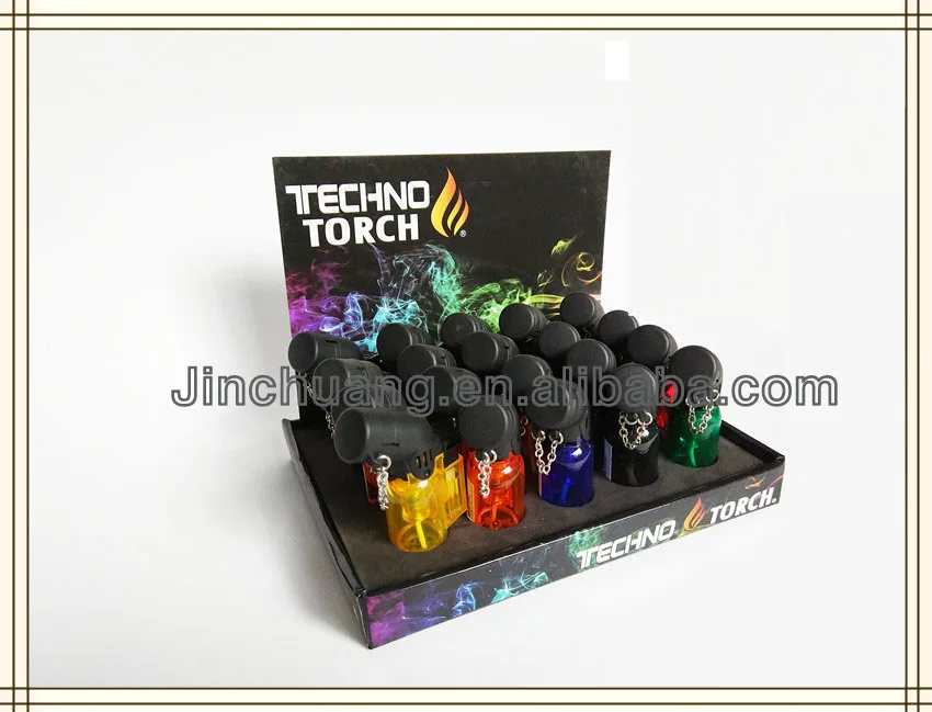 Double Torches Electronic Jet Windproof Torch Lighter With Refillable ...