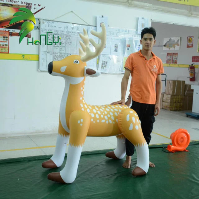 Giant Inflatable Deer Horn Dog Soft Toys - Fun & Durability