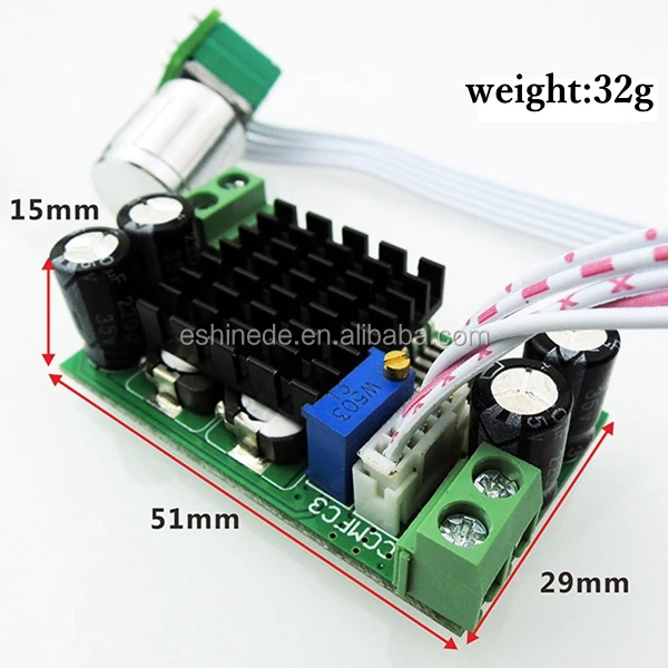 New 5v 12v 24v 1a Pwm Dc Cooling Fan Speed Controller With ...