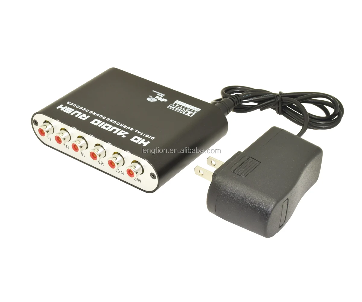 5.1 Digital Audio Sound Decoder Converter - Lengtion Quality
