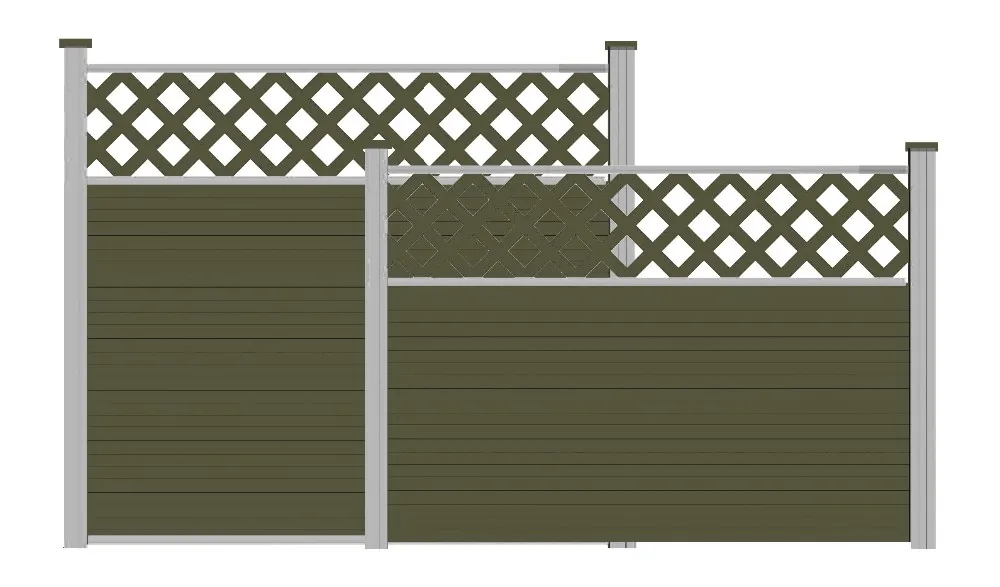 Chinese Style Fence Design Composite Fence Boards For Garden Fencing ...