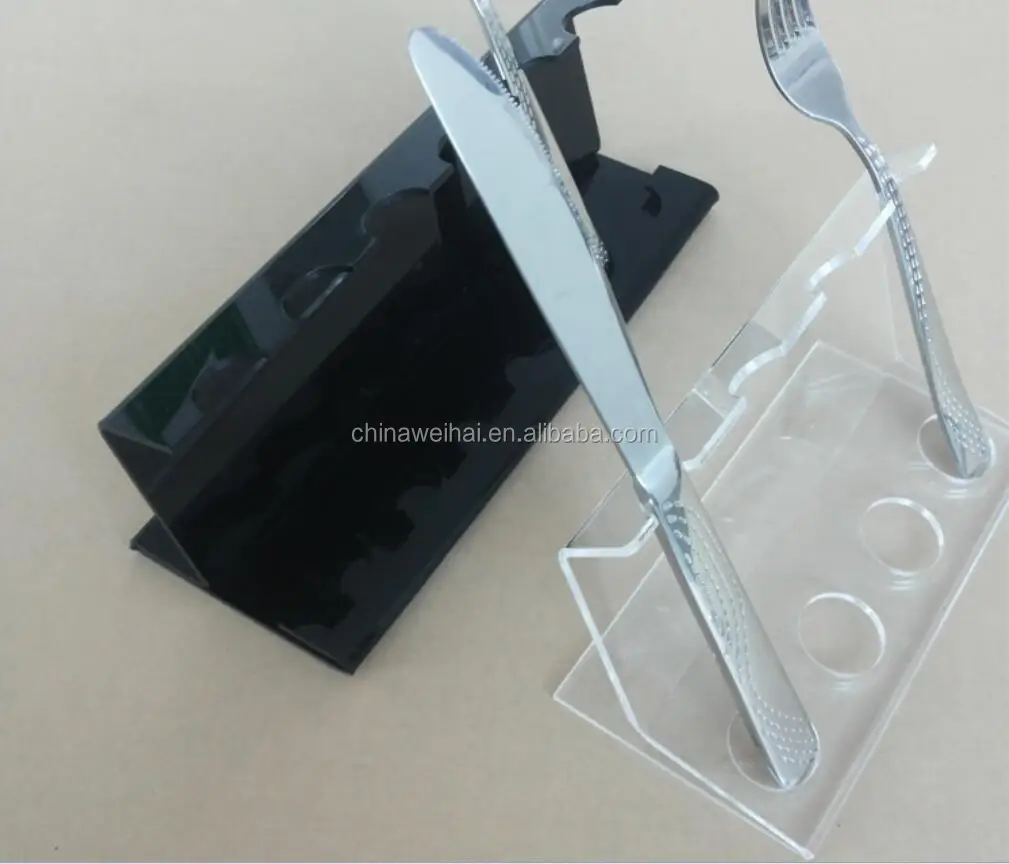 Acrylic Cutlery Display Stands - Modern & Eco-friendly