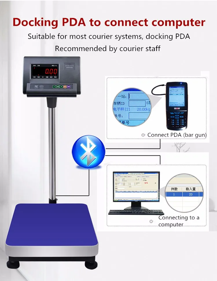 Tcs Electronic Platform Weighing Scale 60kg To 600kg With Xk3190 A12e ...