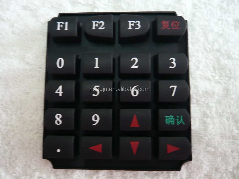 Oem Conductive Silicone Rubber Keypad/ Push Button/keyboard - Buy Electronic Silicon Rubber ...