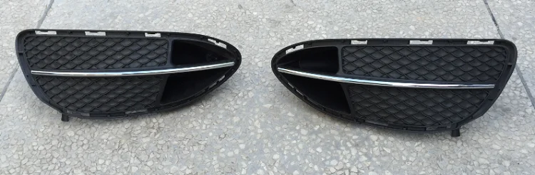 Bumper Fog Lamp Grille Cover Fits Mercedes W212 2128851922 A2128852022 ...